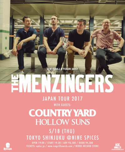 [Live Review] The Menzingers Japan tour 2017 新宿│PUNX SAVE THE EARTH -blog-
